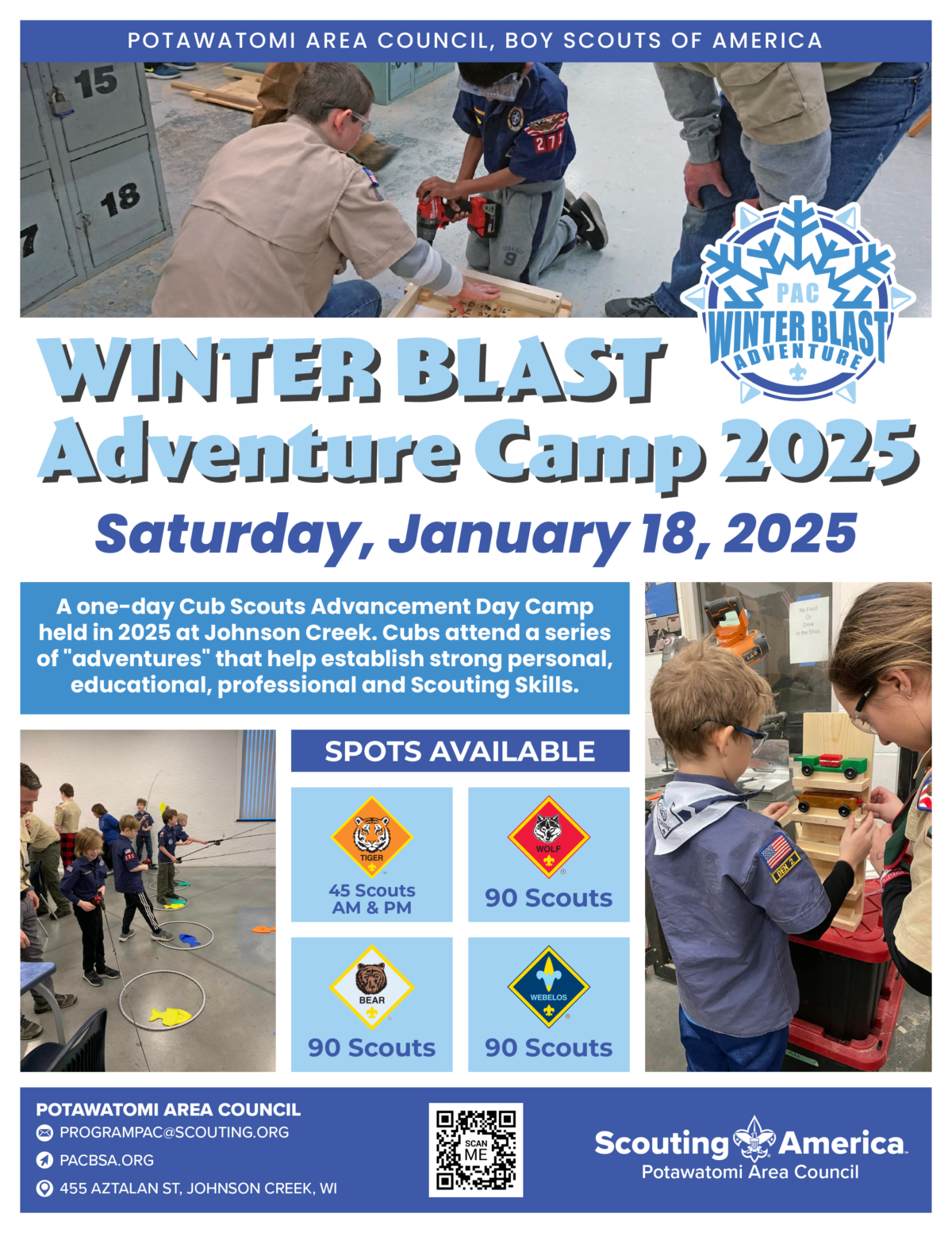 Event Flyers – Potawatomi Area Council