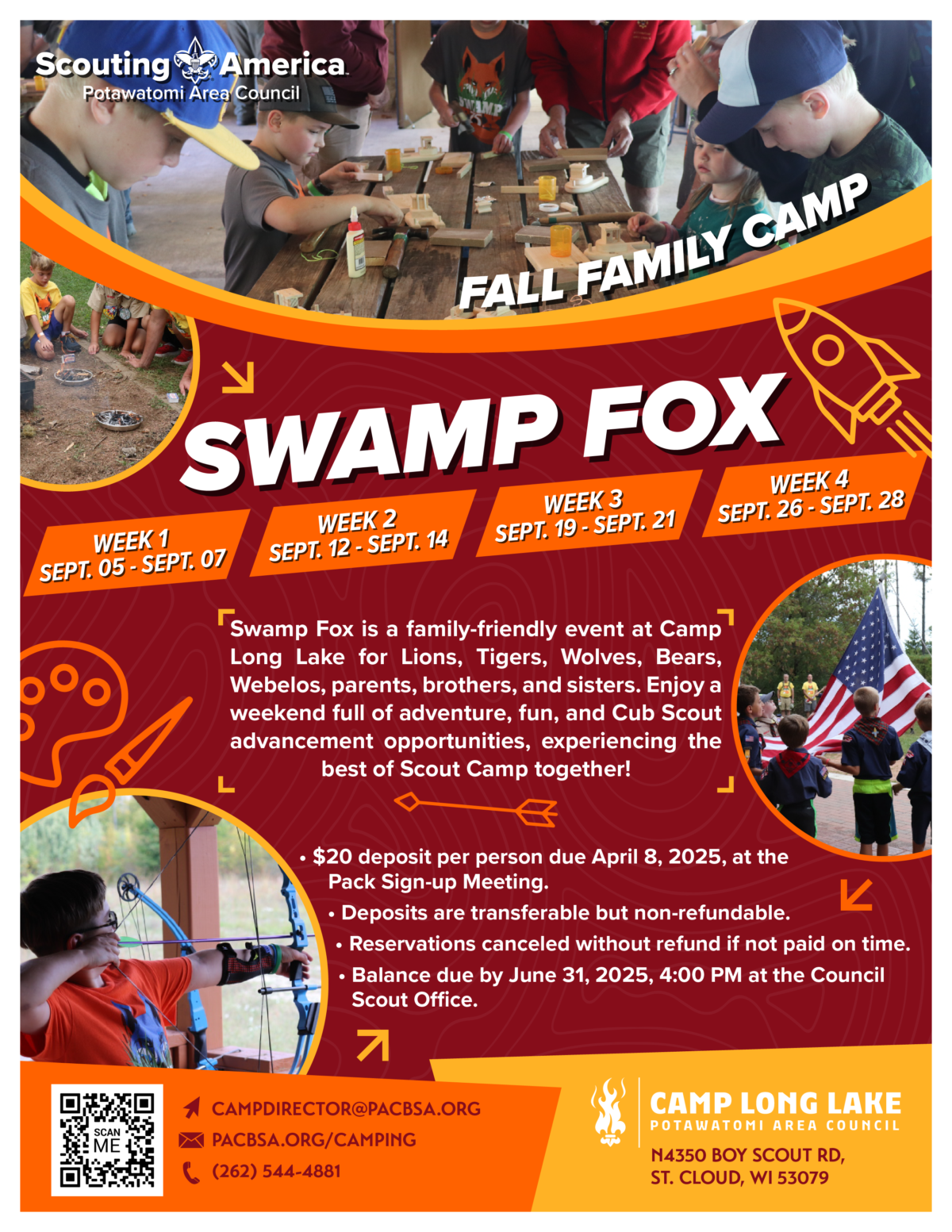 Event Flyers – Potawatomi Area Council