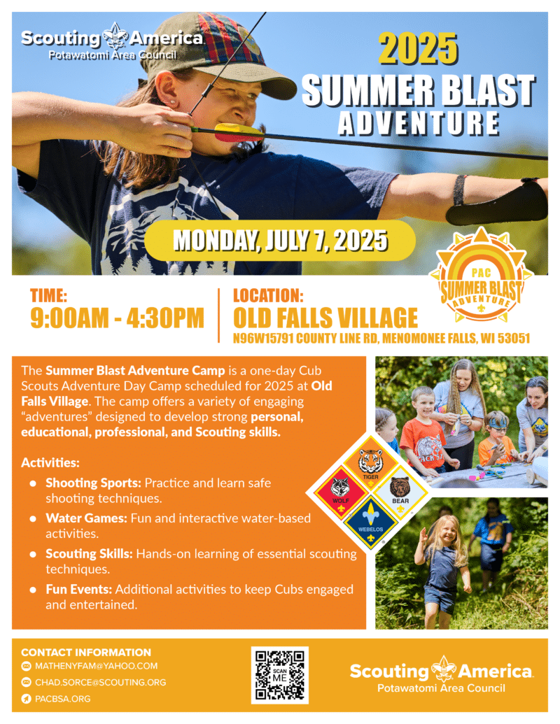 Event Flyers – Potawatomi Area Council