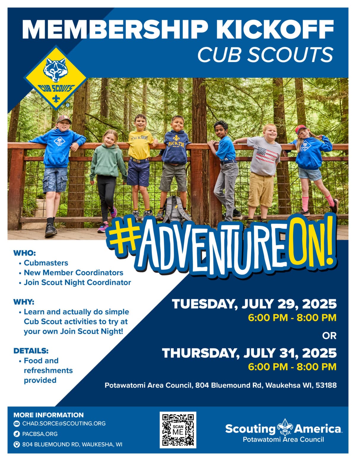 Event Flyers – Potawatomi Area Council